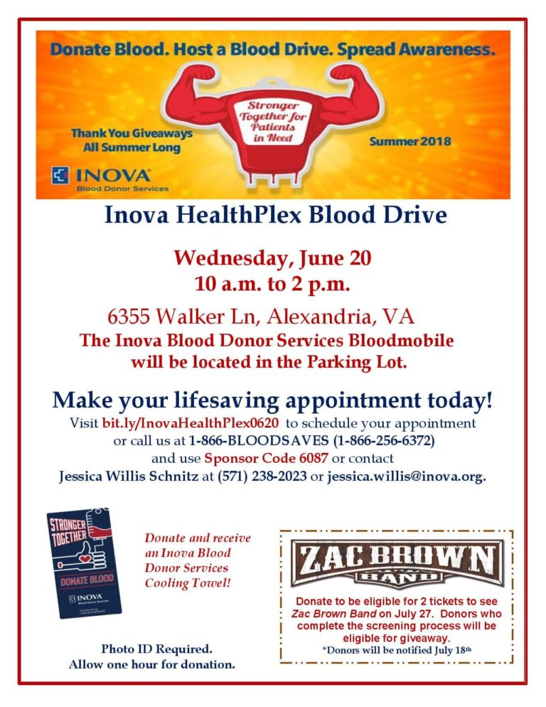 Inova HealthPlex - Inova Blood Donor Services