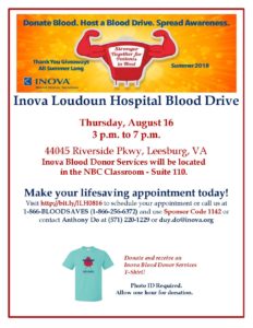 Inova Loudoun Hospital Blood Drive - Inova Blood Donor Services