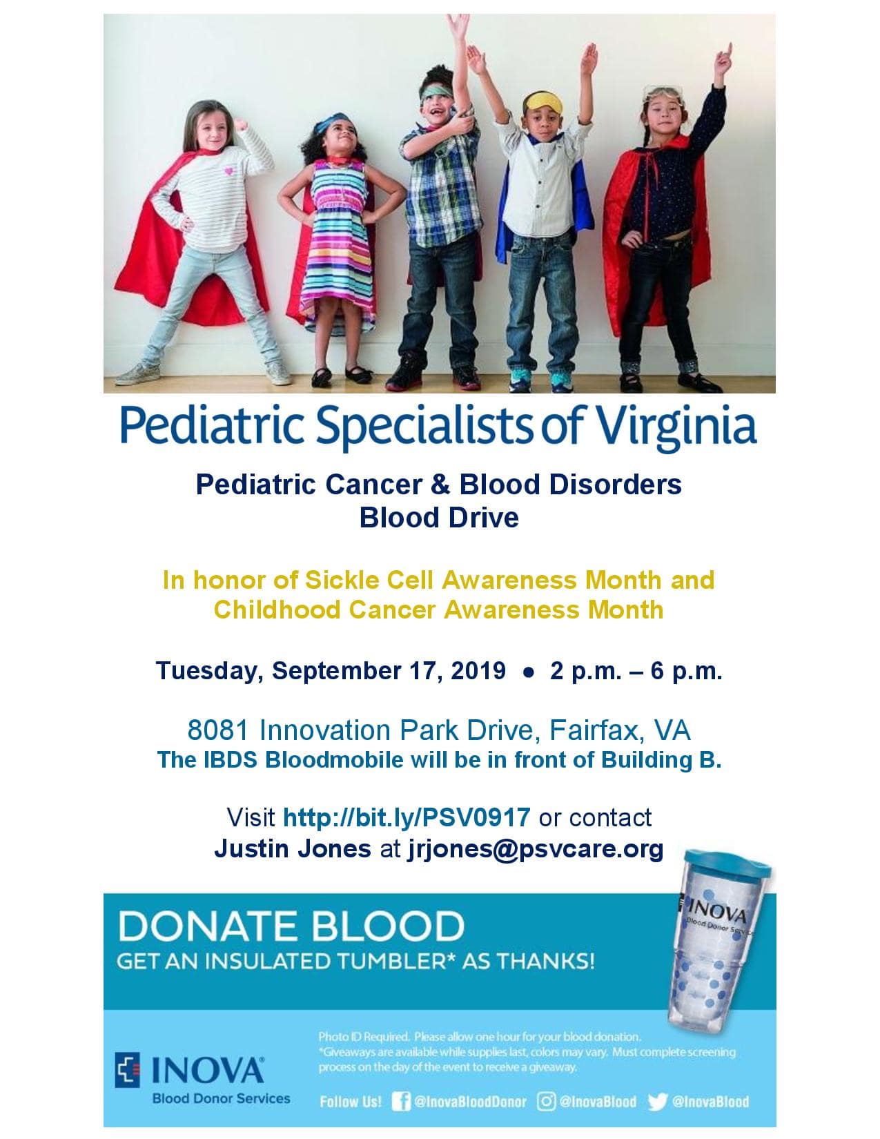 Pediatric Specialist of Virginia - Inova Blood Donor Services